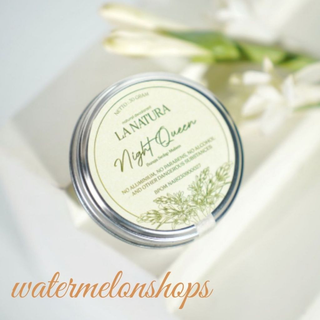 La Natura Natural Deodorant Balm Night Queen 30 gr / Lanatura Natural ...