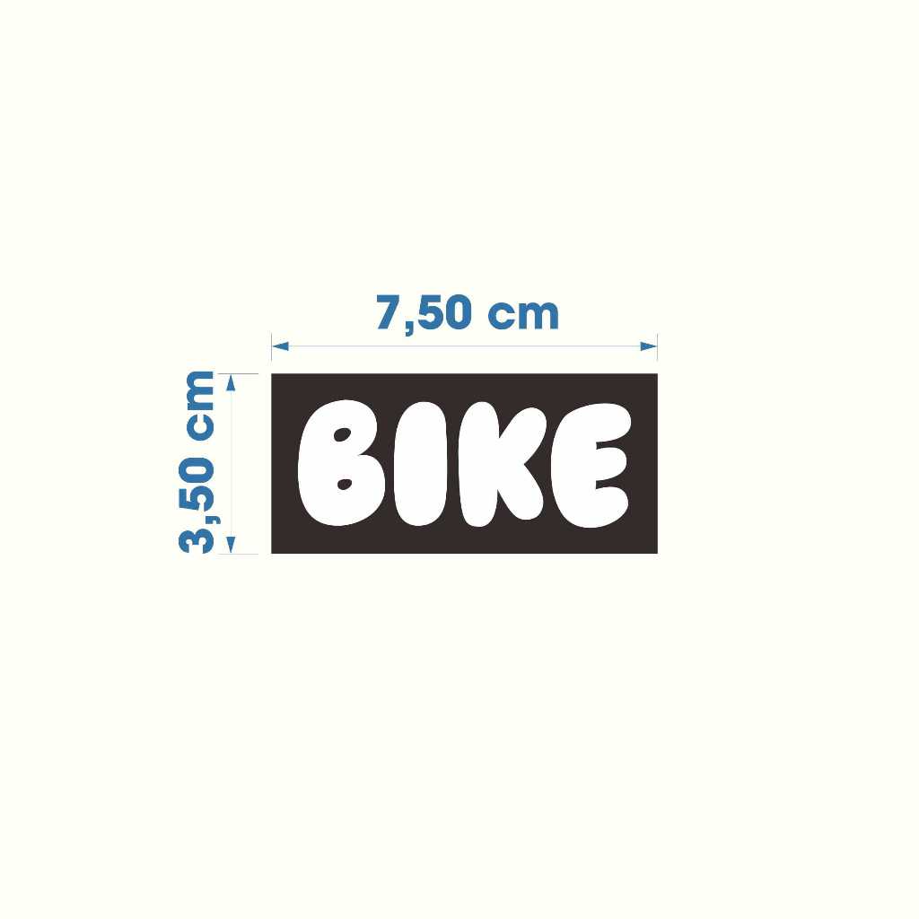 Cutting sticker bluelug blue lug bike vinyl logo | Shopee Malaysia