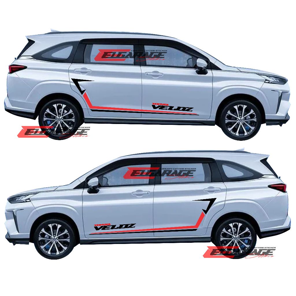 Toyota veloz Car sticker Variation Of toyota veloz Car Side body ...