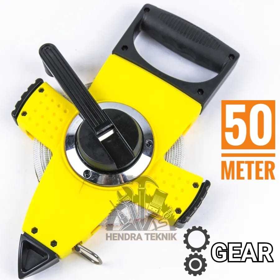 Massaki FIBER METER 50M ROLL METER ROLL STEP HD 50meter FIBER STICK ...