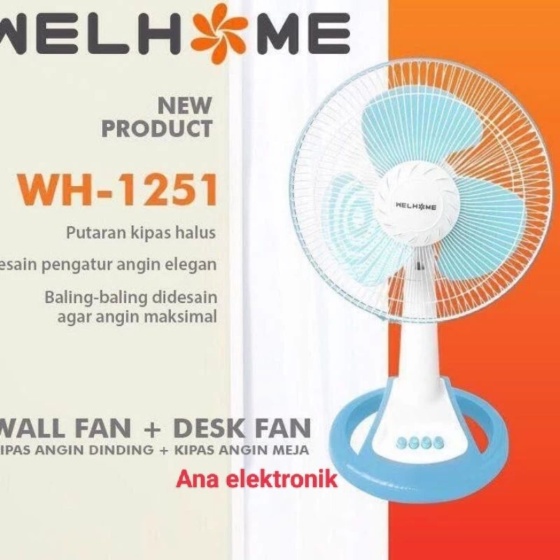 Welhome 12 INCH SITTING FAN | Shopee Malaysia