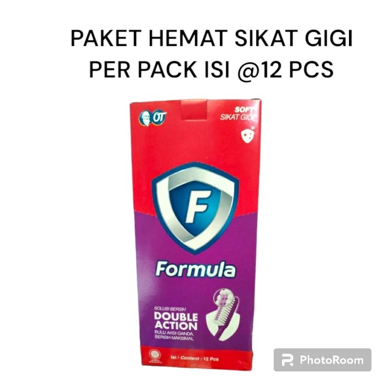 (WHOLESALE) SAVING PACKAGE 1 BOX DOUBLE ACTION SOFT FORMULA TOOTHBRUSH ...