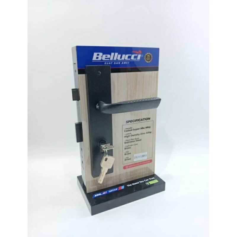 HITAM Bellucci Linden BL Big Door Lock / Bellucci Black Lock Fullset ...