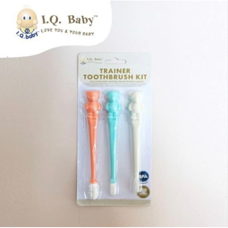 Iq BABY TRAINER 3 IN 1 ORAL SPEECH THERAPY TOOTHBRUSH | Shopee Malaysia