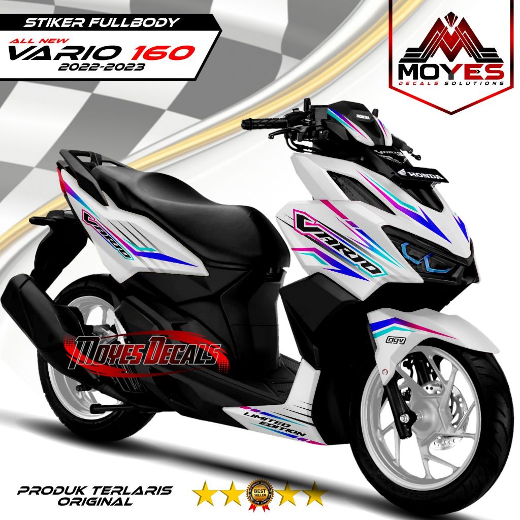 Newest Decal New Vario 160 Fullbody Sticker Vario New 160 CBS Fullbody ...