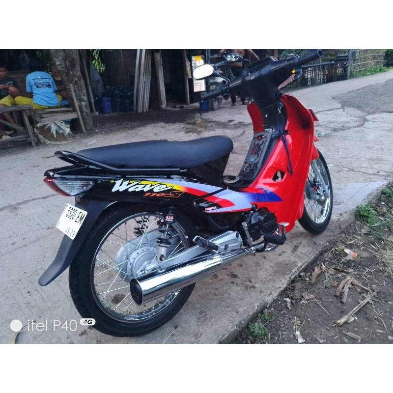 Striping Honda Wave 110 S 2000 Limited Edition kodak paper material (supra 100/old supra ...