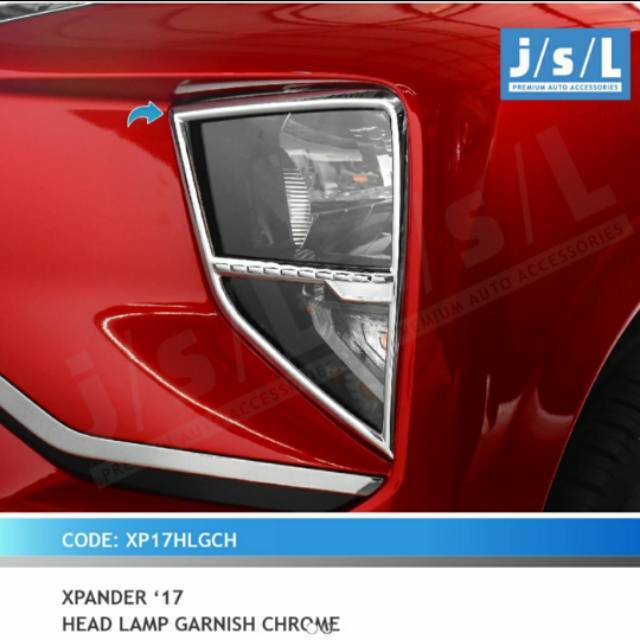 Head Lamp Cover / Front Garnish Cover Xpander JSL | Shopee Malaysia