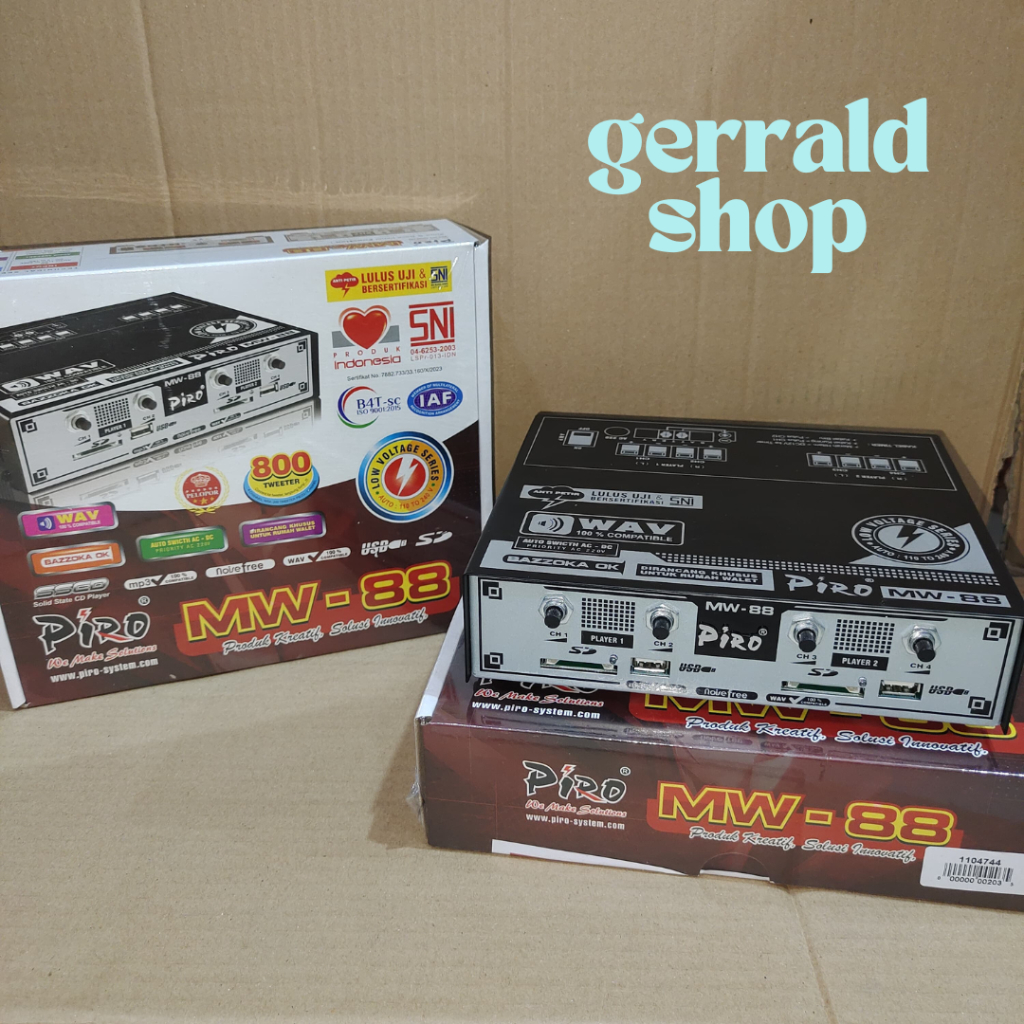 PIRO MW 88 Swallow AMPLI (2 INPUT 4 CHANNEL OUTPUT) | Shopee Malaysia