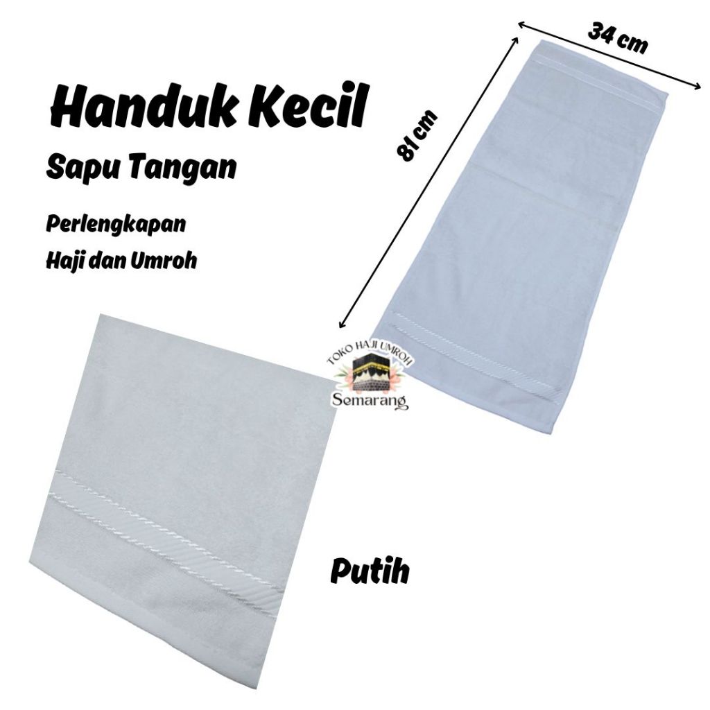 Umrah Towel Hajj Towel Hajj Towel Size 81 x 34cm Umrah Handkerchief Hajj Handkerchief Plain ...