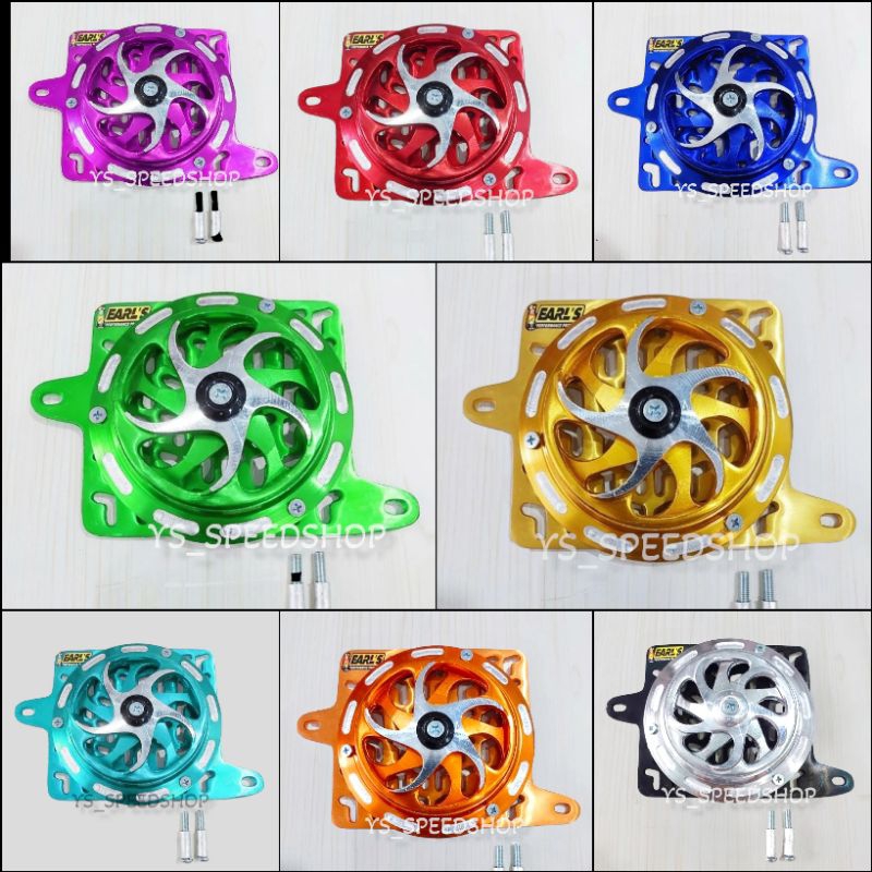 Arm RADIATOR COVER SET CNC ROTATING SPINER HONDA VARIO 160/ PCX 160/ADV ...