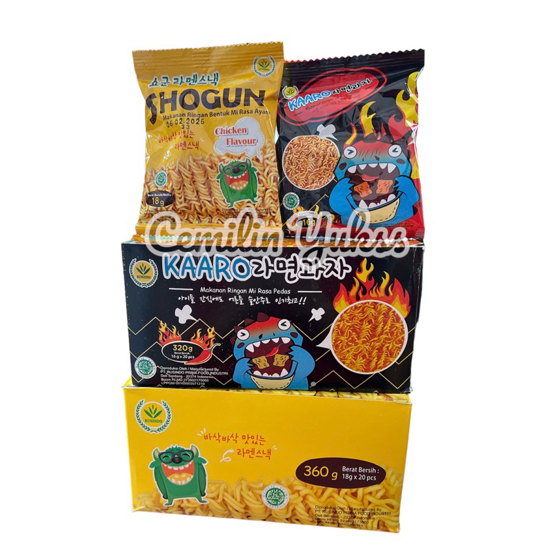 [Guarantee] Shogun Snack Mie Kremes Kaaro Snack Mie Kremes Spicy Snack Chicken And Spicy Flavor ...