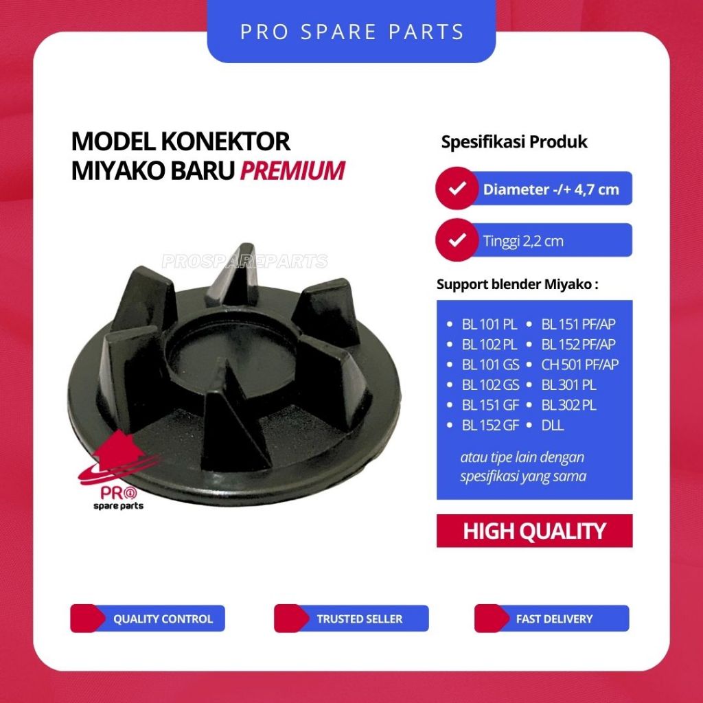 New PREMIUM Grade Miyako Lower Blender Connector Model - Miyako Blender ...