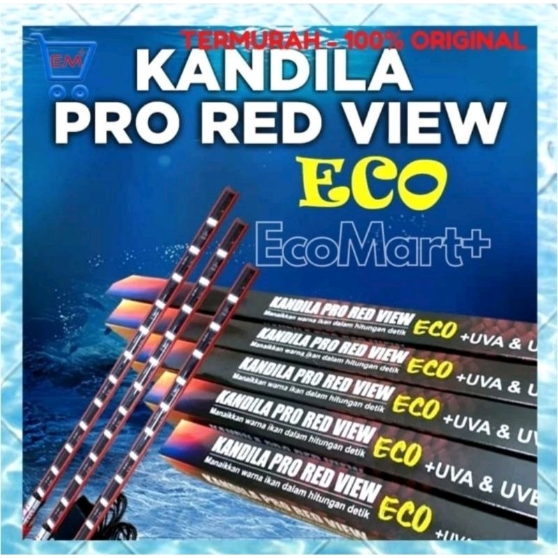 Kandila PRO RED View ECO 500V Lamp FREE PARALON PIPE LED Aquarium ...