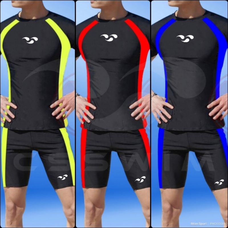 Men's sporty swimming Suits Men's swimming Pants Sets Sports wear air ...