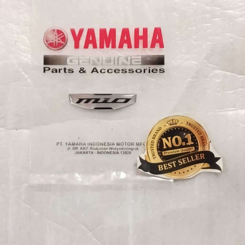 (5pcs) Original yamaha mio logo Embossed emblem | Shopee Malaysia