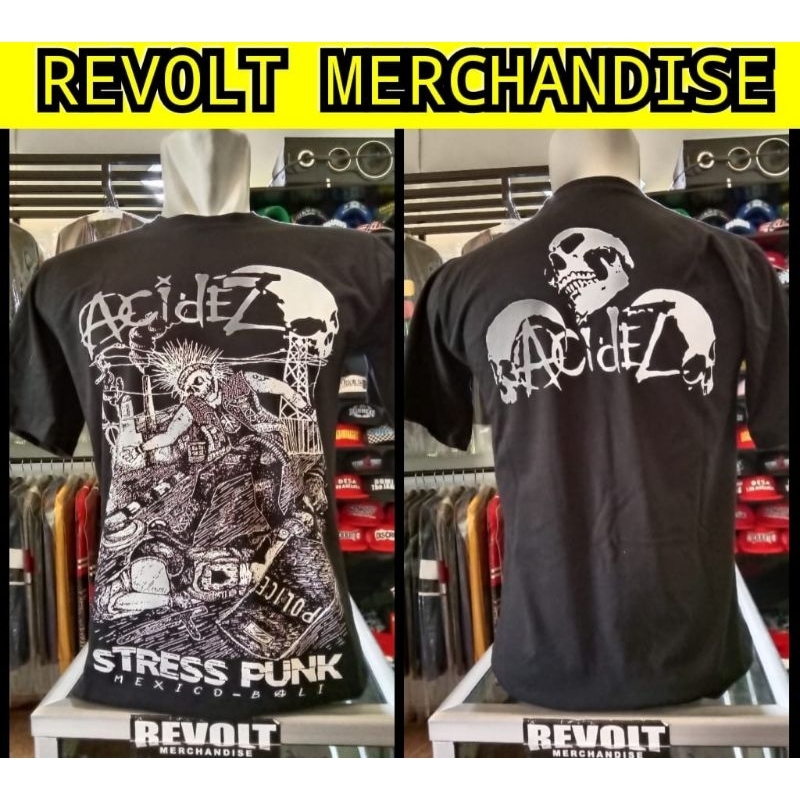 Acidez T-shirt (stress punk) | Shopee Malaysia
