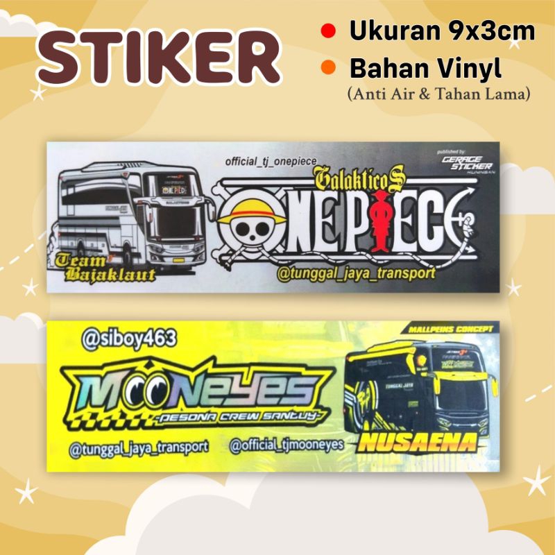 Original BUS Sticker (C) | Shopee Malaysia