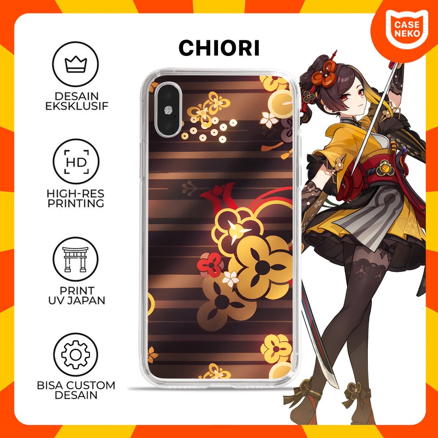 Case HP Chiori Fontaine Genshin Impact Custom Casing All Type HP V2 ...