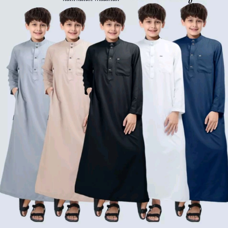 KATUN Boys' long-sleeved Al haz robe, super cool cotton material ...