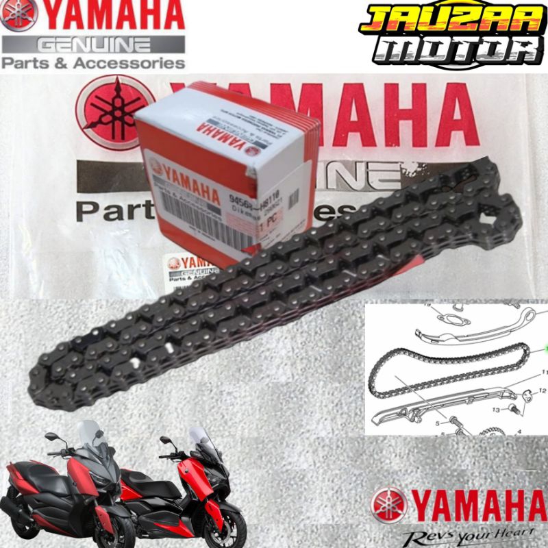 YAMAHA Keteng KAMRAT CHAIN KETENG CHAIN XMAX 250 OLD AND NEW | Shopee ...