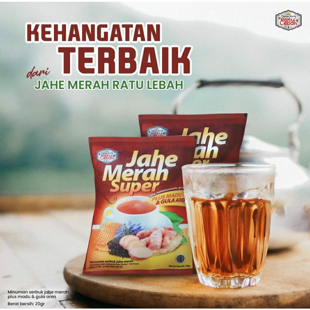 RATU MERAH Red Ginger Super Queen Bee [PER SACHET] ORIGINAL | Shopee ...