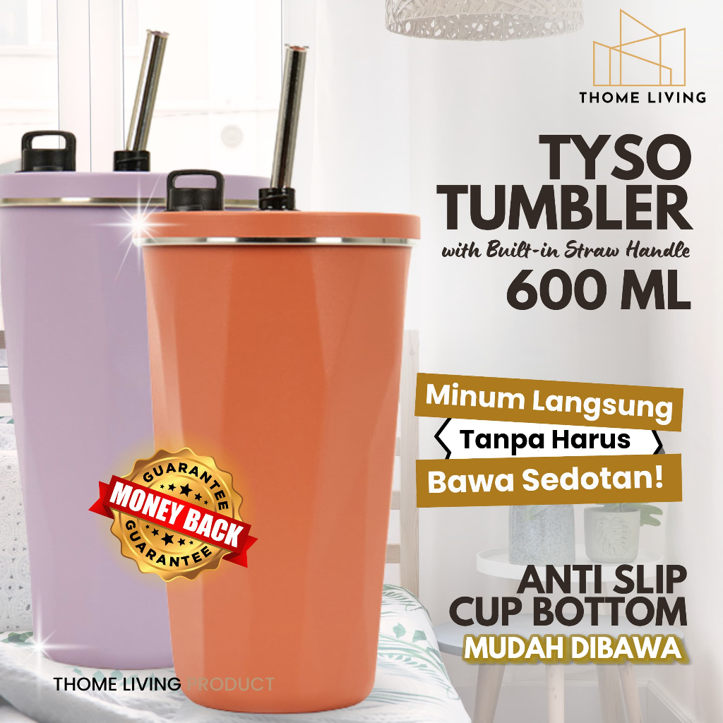 TERMOS Thome TYSO Tumbler High Quality With Straw Thermos Premium ...