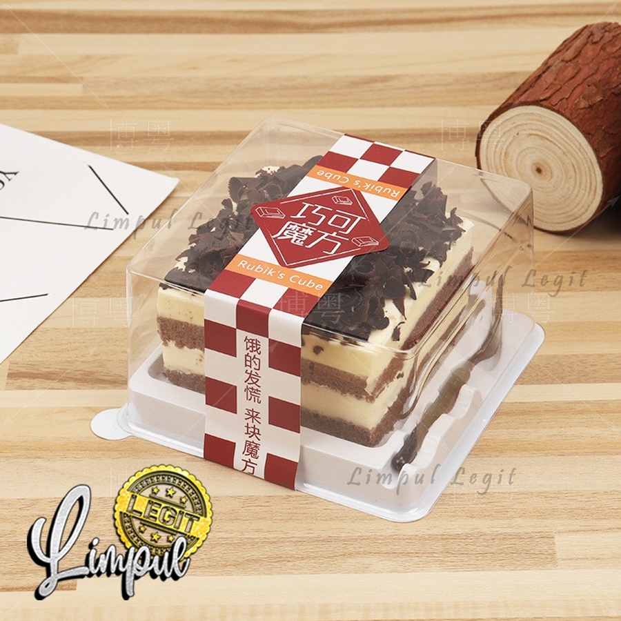 Mika Tart Slice Korean Cake Tray Box | Premium Mika Cake Box | Shopee ...