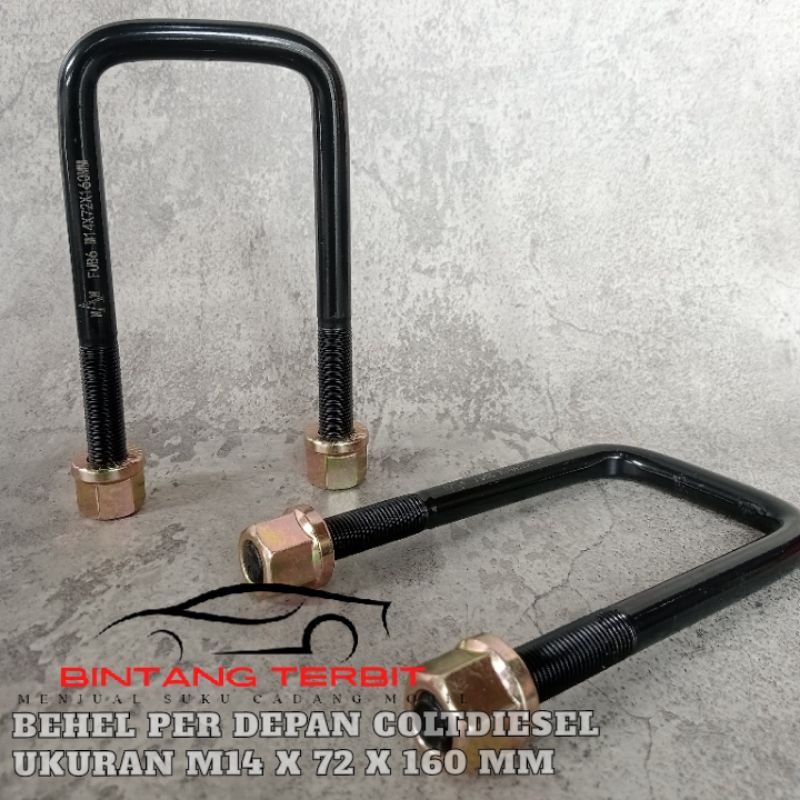 U BOLT - FRONT BEHEL PS100 PS120 PS135 PS125 CANTER 160 MM | Shopee ...