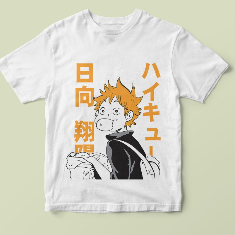 Haikyuu Hinata Shouyo Karasuno Anime T-Shirt | Shopee Malaysia