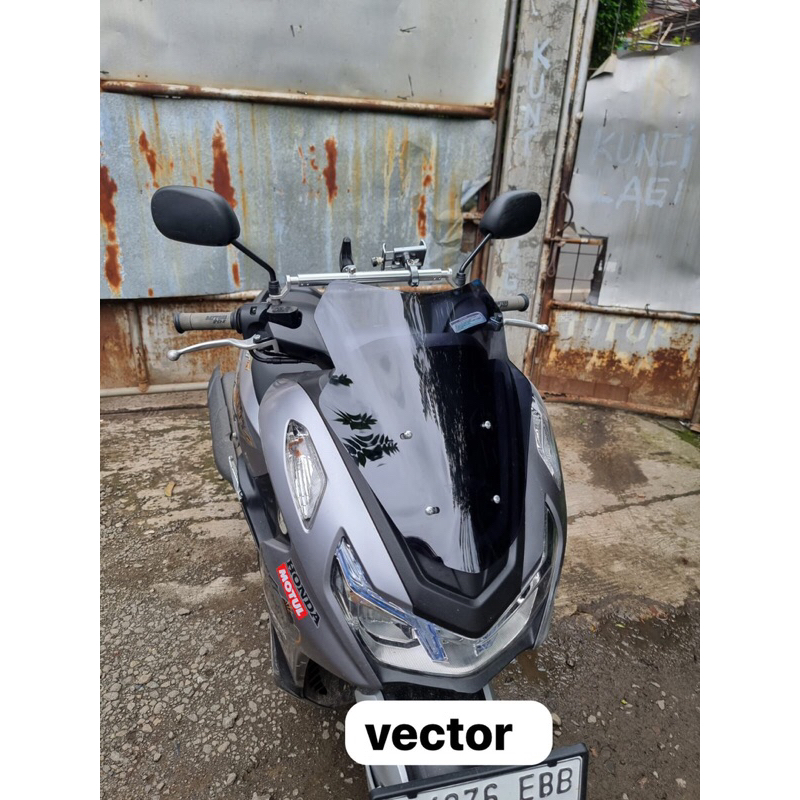 Windshield all new yamaha lexi LX vector visor lexi lv vector all type ...