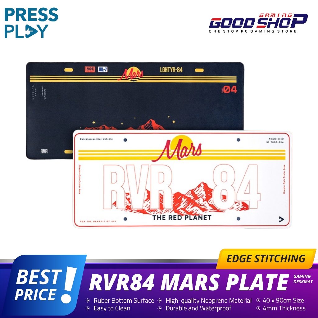 Rvr84 MARS PLATE Gaming Mousepad Deskmat by Press Play | Shopee Malaysia