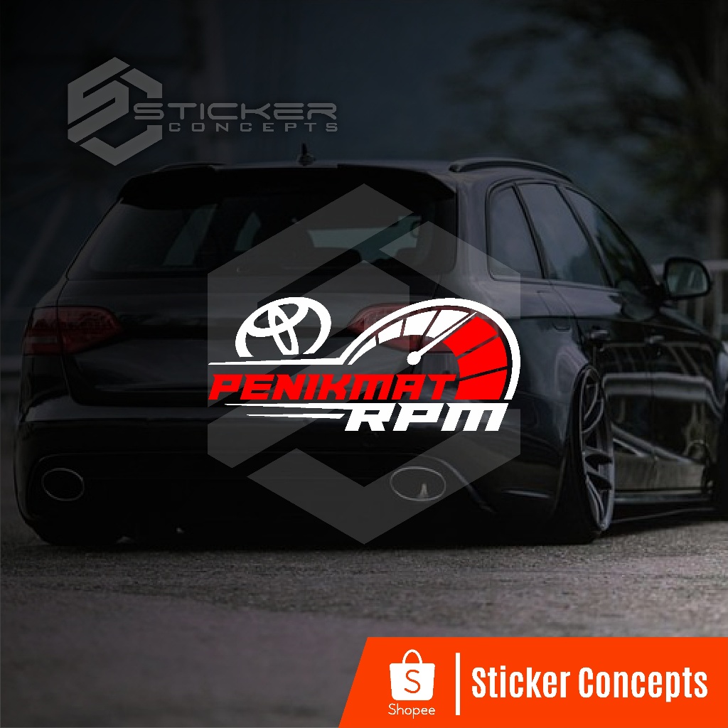 Toyota Sticker Fans RPM | Cutting sticker | Shopee Malaysia