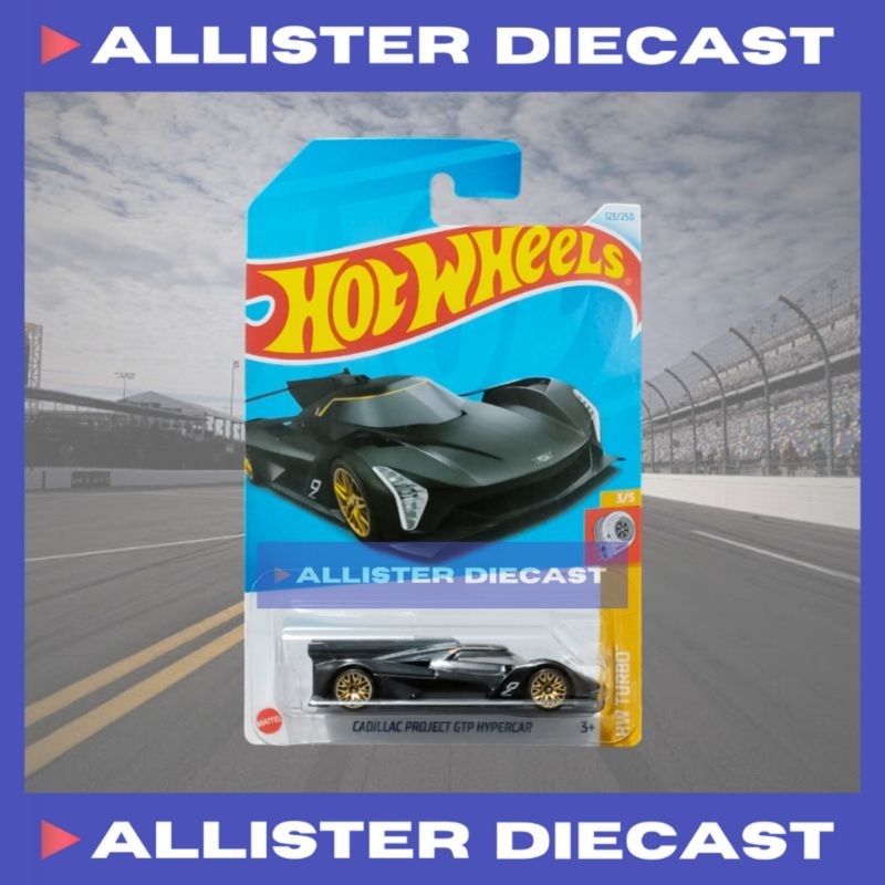 HITAM Hot Wheels Cadillac GTP Project GTP Hypercar Black ALLISTER ...