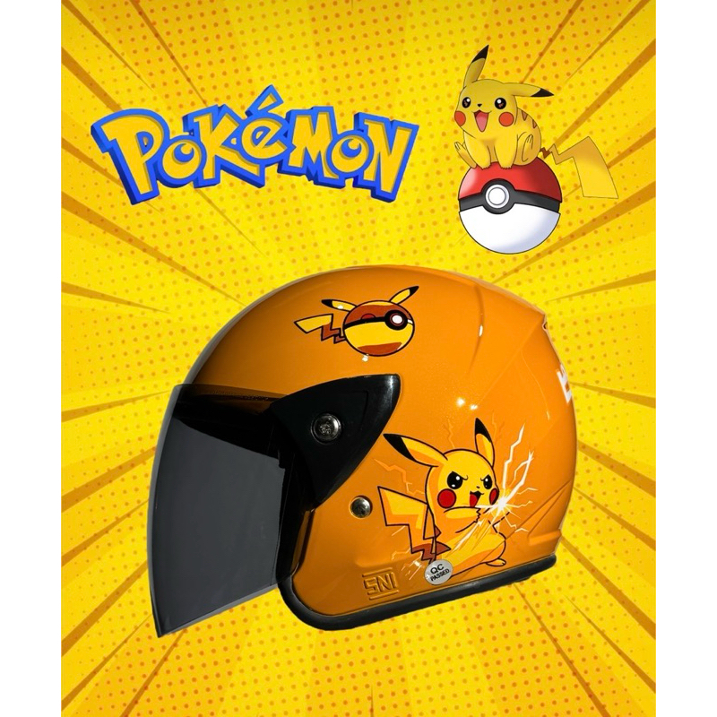 Pokemon Character Kids Helmet - PIKACHU | Shopee Malaysia