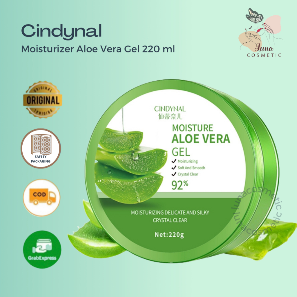 Cindynal Moisturizer Aloe Vera Gel 220ml | Shopee Malaysia