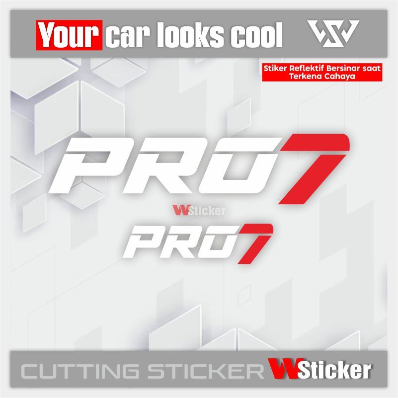 PRO Sticker 7 Reflective Cutting Sticker | Waterproof & Durable ...
