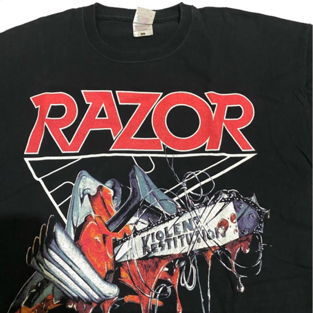 Razor THRASH METAL OFFICIAL BAND T-SHIRT | Shopee Malaysia