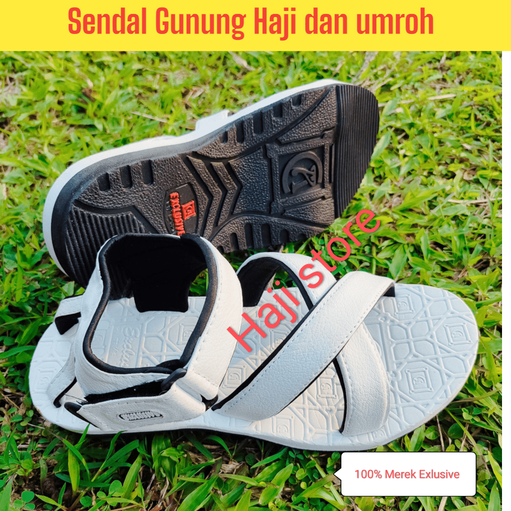 Hajj and Umrah sandals with mountain soles made from eiger brand, 100% ...