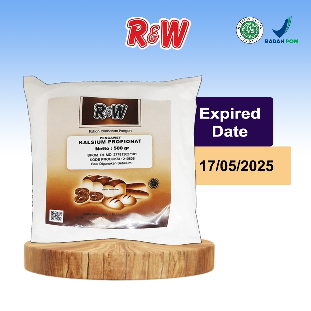 Calcium Propionate Bread Preservative Rajawali R&W RW 500g | Shopee ...