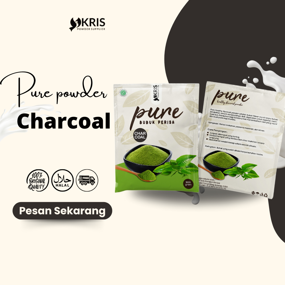 Food Flavor Powder Charcoal Pure Flavor Powder 1000gr | Shopee Malaysia