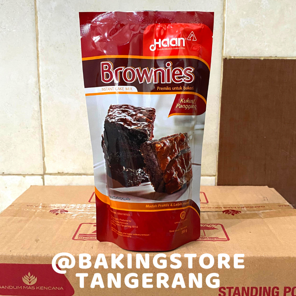 Haan Brownies instant Pouch 230 gr | Instant Brownies Premix | Shopee ...