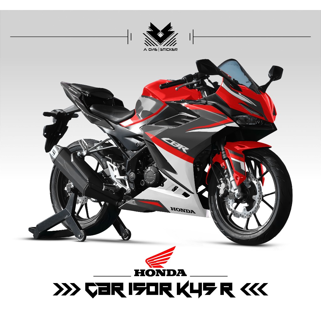 Semifull Striping Honda Cbr 150R KR45 R Motif 10 / CBR150 R / K45R / Honda / RR / Sticker ...