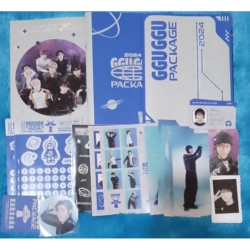 Sharing GGU GGU GGU PACKAGE DECO KIT ENHYPEN 2024 JUNGWON HEESEUNG JAY JAKE SUNGHOON SUNOO NI-KI ...