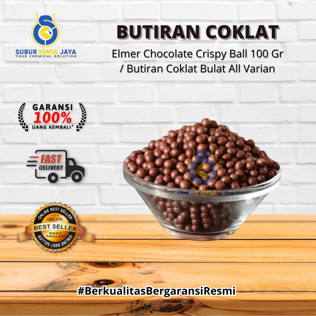 Elmer Chocolate Crispy Ball 100gr/round Chocolate Granules All Variants ...