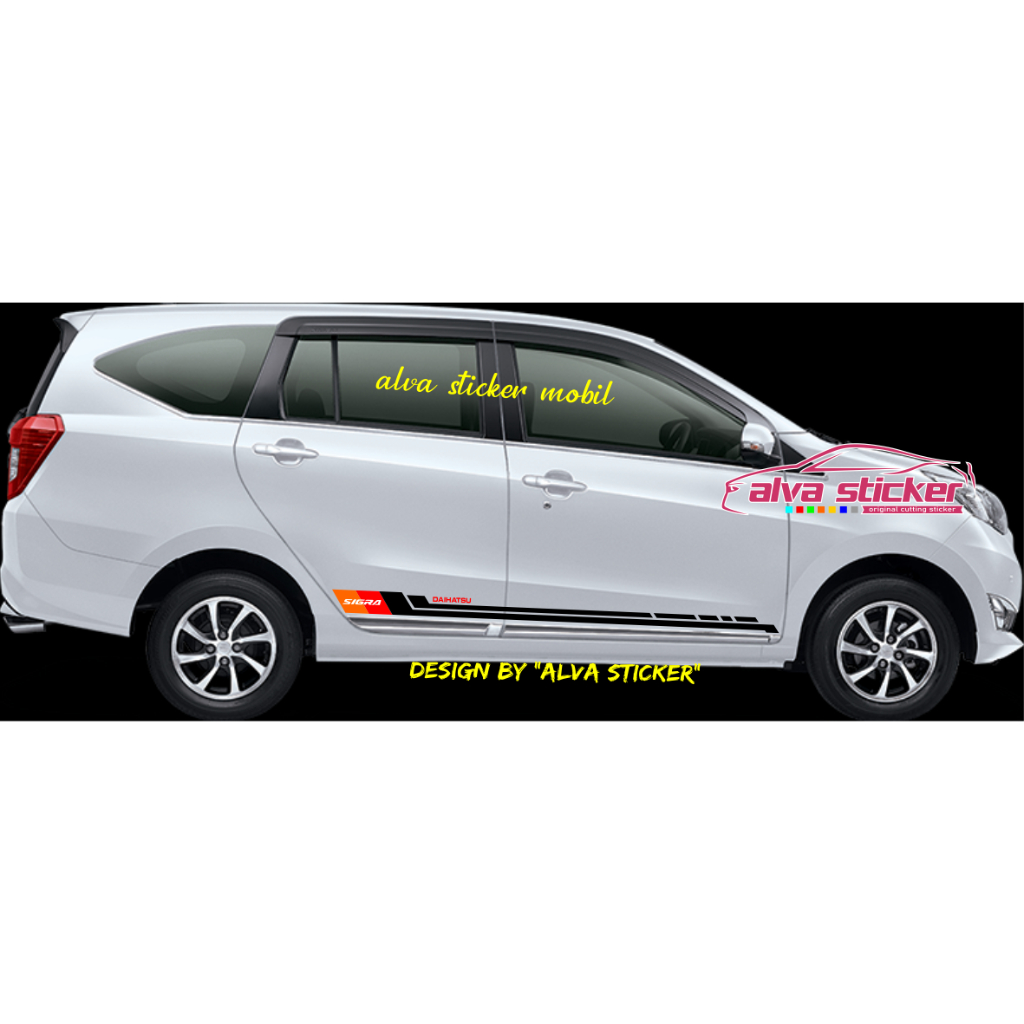 New sticker sigra sticker sigra list cutting Car body daihatsu sigra ... New sticker sigra sticker sigra list cutting Car body daihatsu sigra ...