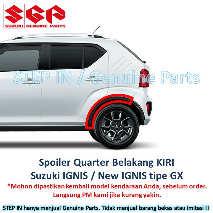 Suzuki IGNIS GX rear Quarter Spoiler Cover rear list garnish ori UNIT ...