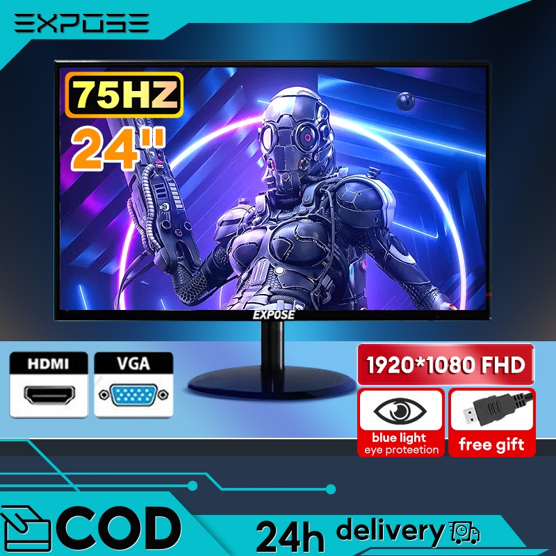 LAYAR Pc Monitor Monitor 24inch HD Screen Display, 1080P, (19Inch ...