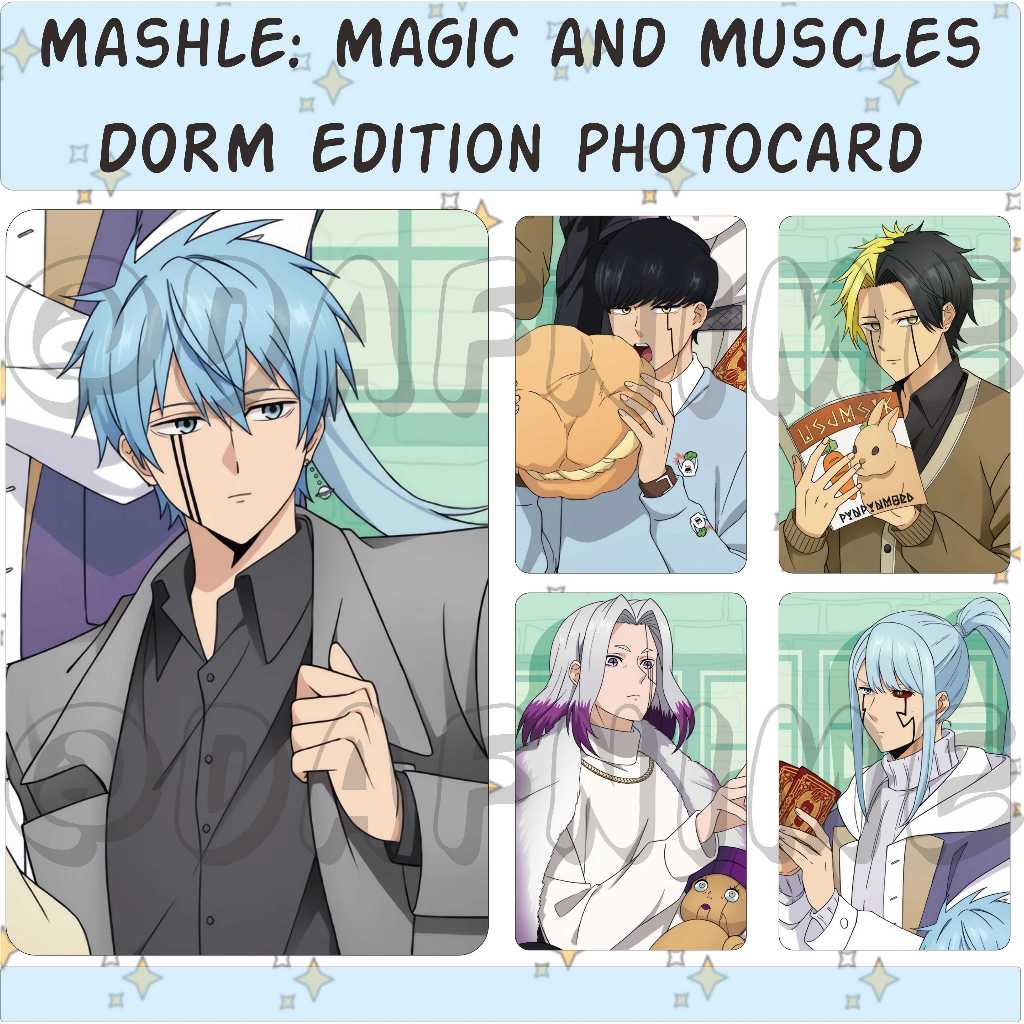 Mashle: MAGIC AND MUSCLE DORM EDITION PHOTOCARD ANIME | Shopee Malaysia