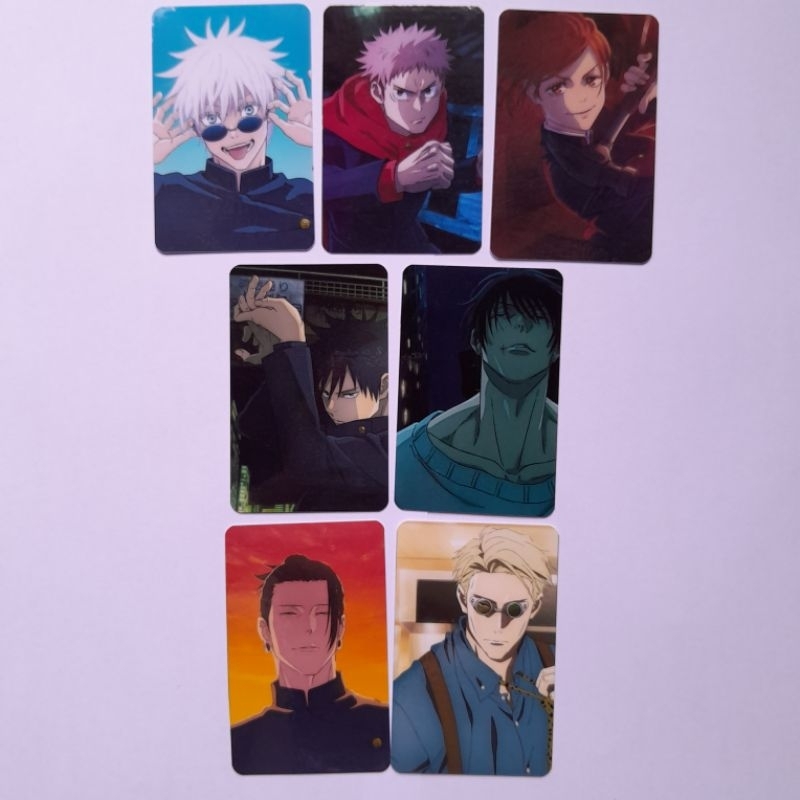 Photocard Anime Jujutsu Kaisen Type C Photocard Jujutsu Kaisen ...