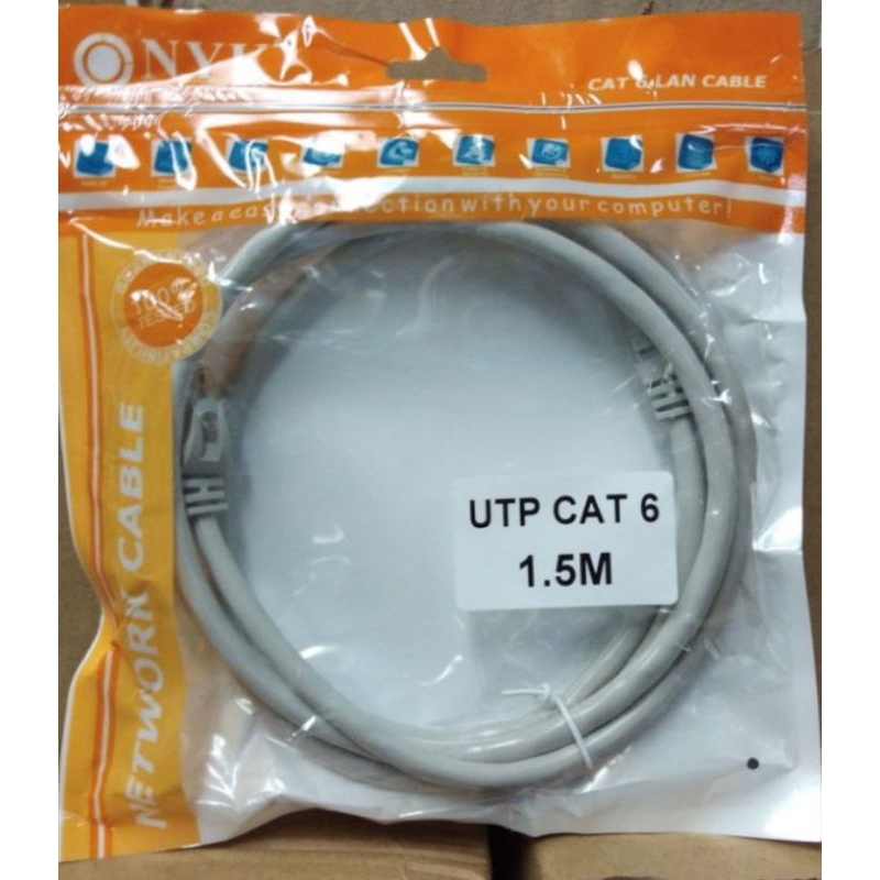 Cat 6 LAN Cable 1.5 Meter LAN Cable | Shopee Malaysia